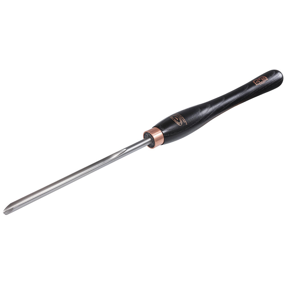 Crown® »English-style« Spindle Gouge, M42-HSS Cryogenic, Blade Width 6 mm | 728840 | Black ...